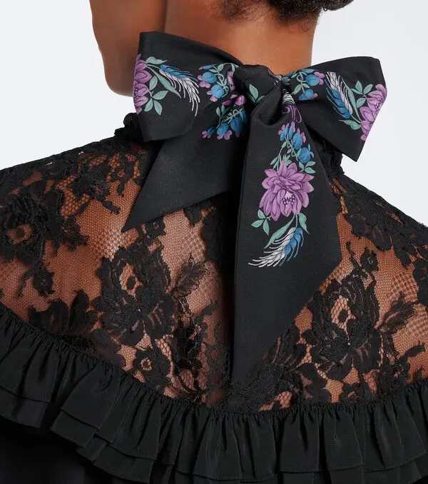 Chloé Floral Silk Scarf