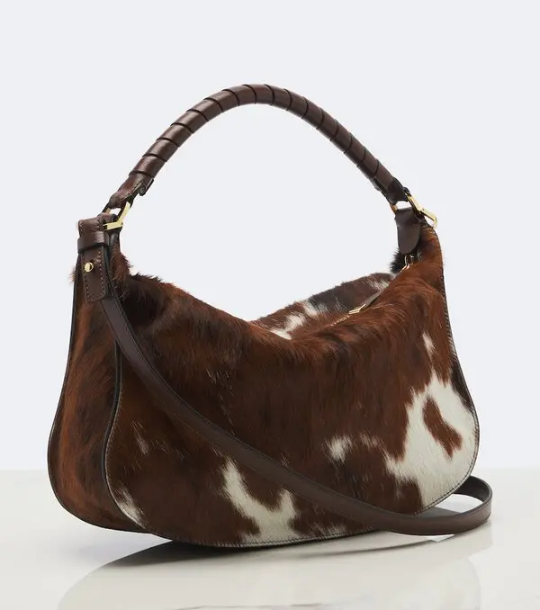 Chloé Marcie Medium Calf Hair Shoulder Bag