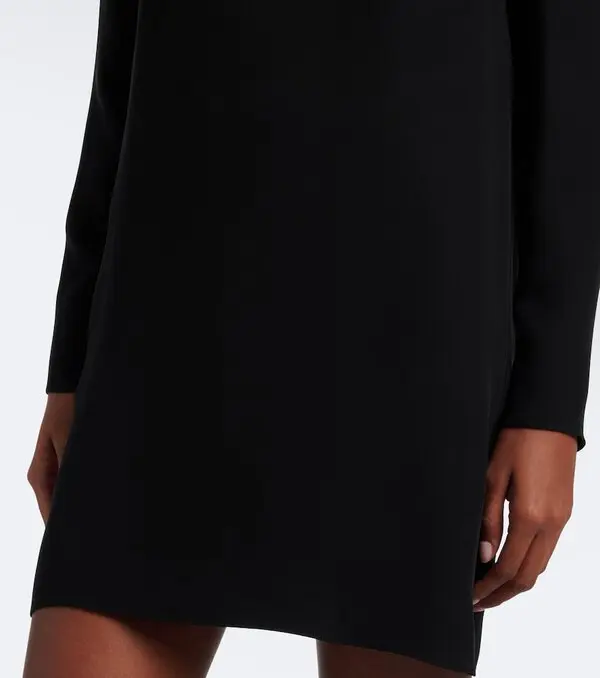 Valentino Garavani Cady Couture Satin-trimmed Minidress