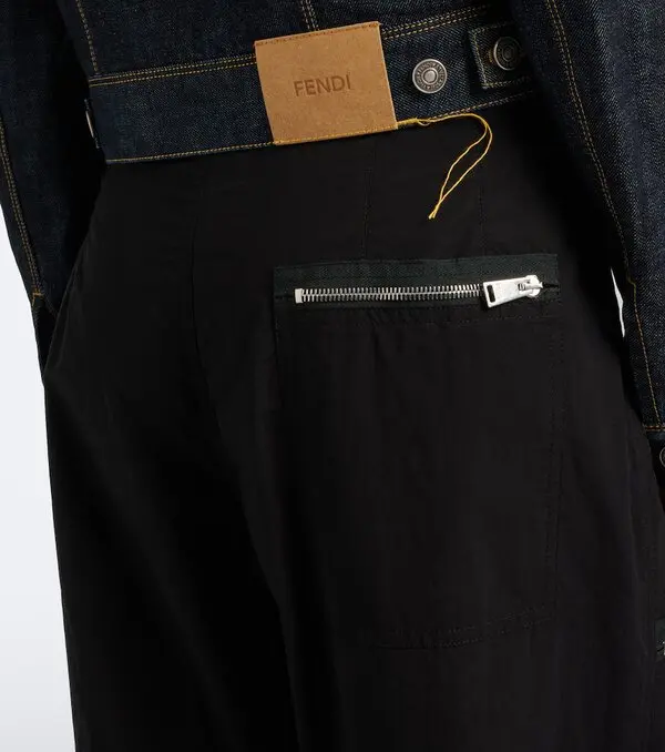 Fendi Cotton Cargo Pants