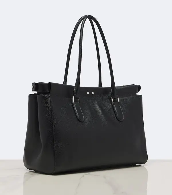 Fendi Peekaboo® Small Leather Tote Bag - Black