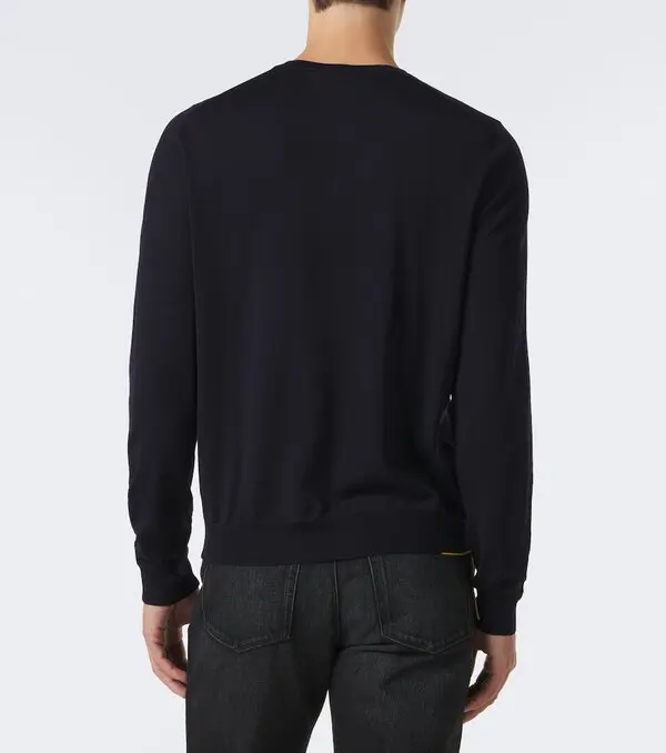 Fendi Wool Sweater - Blue