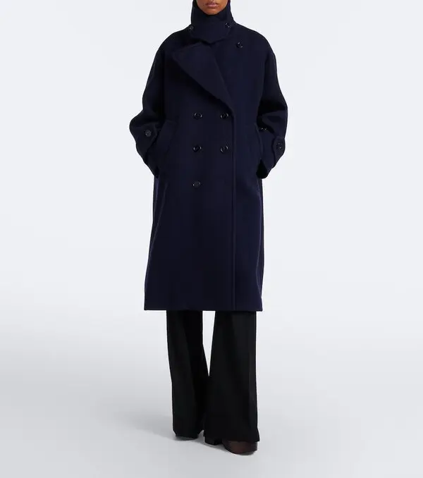 Chloé Double Breasted Wool-blend Coat