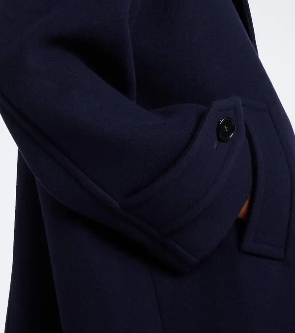 Chloé Double Breasted Wool-blend Coat