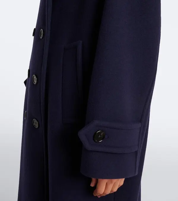 Chloé Double Breasted Wool-blend Coat