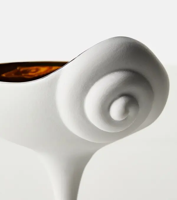L'Objet X Jessica Mccormack Shell Porcelain And 24kt Bowl