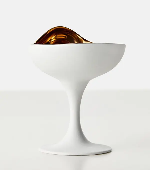L'Objet X Jessica Mccormack Shell Porcelain And 24kt Bowl