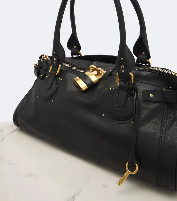 Chloé Paddington Xl Leather Shoulder Bag