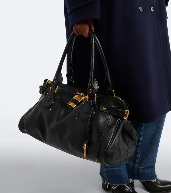 Chloé Paddington Xl Leather Shoulder Bag
