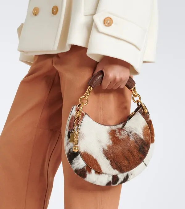 Chloé Banana Small Calf Hair Top-handle Bag