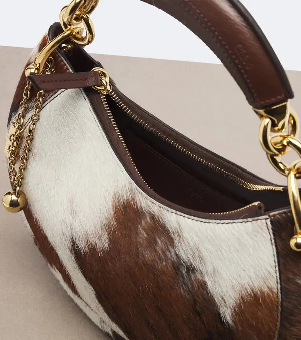 Chloé Banana Small Calf Hair Top-handle Bag