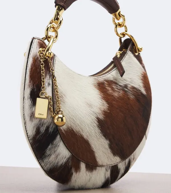 Chloé Banana Small Calf Hair Top-handle Bag