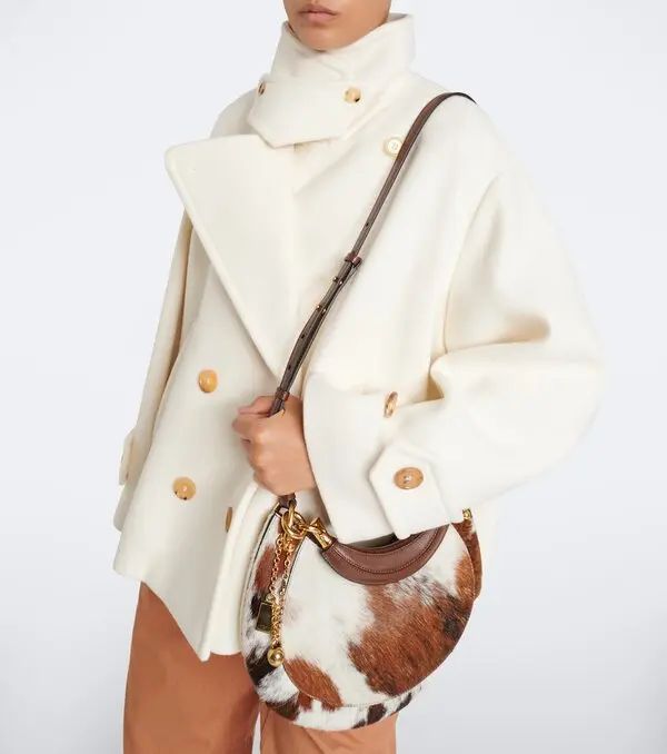 Chloé Banana Small Calf Hair Top-handle Bag
