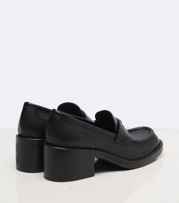 Chloé Dakota Leather Loafer Pumps