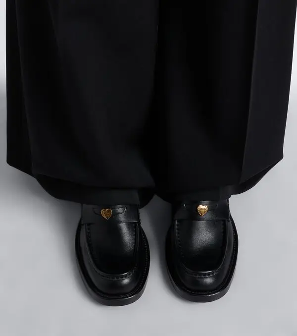 Chloé Dakota Leather Loafer Pumps