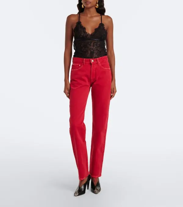 Isabel Marant Étoile Daya Distressed Slim Jeans