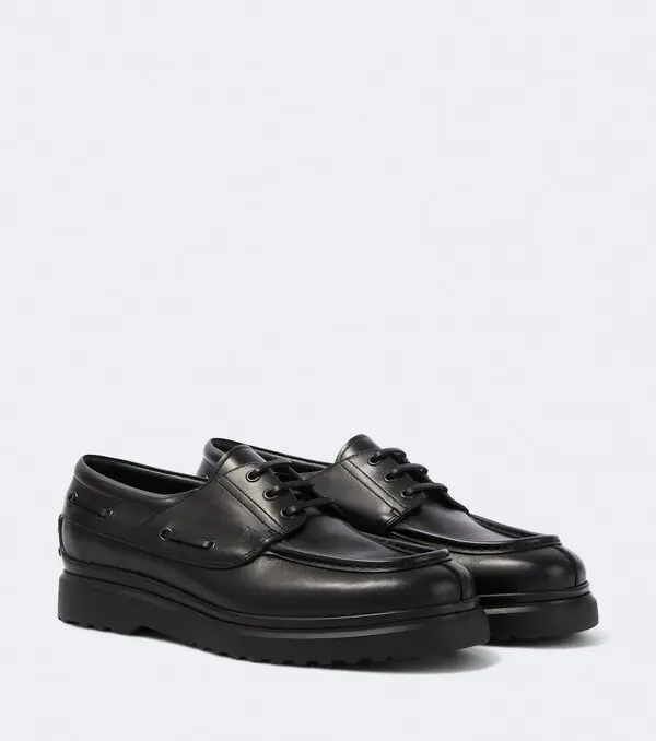 TOD'S Leather Boat Shoes