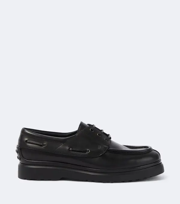 TOD'S Leather Boat Shoes