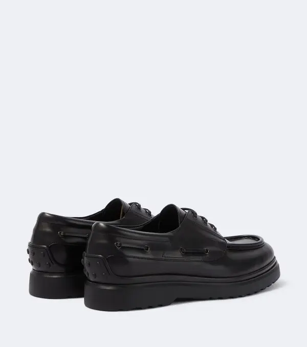 TOD'S Leather Boat Shoes
