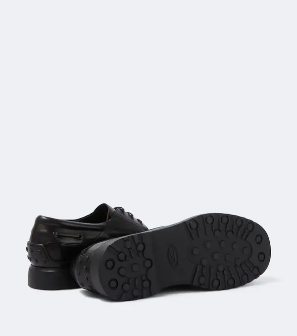 TOD'S Leather Boat Shoes