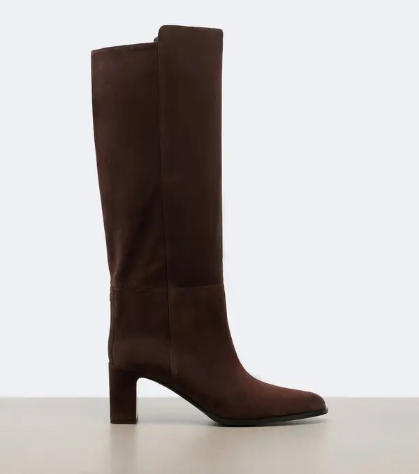 JIMMY CHOO Caly Suede Knee-high Boots