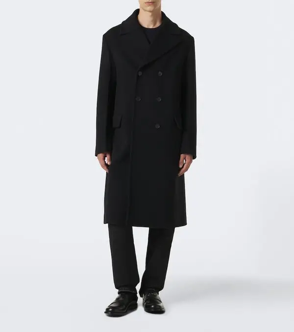 Fendi Double-breasted Wool Coat