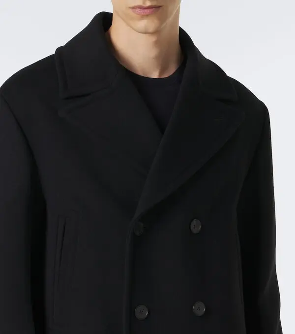 Fendi Double-breasted Wool Coat