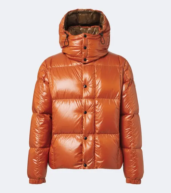 Moncler Parana Hooded Down Jacket - Orange