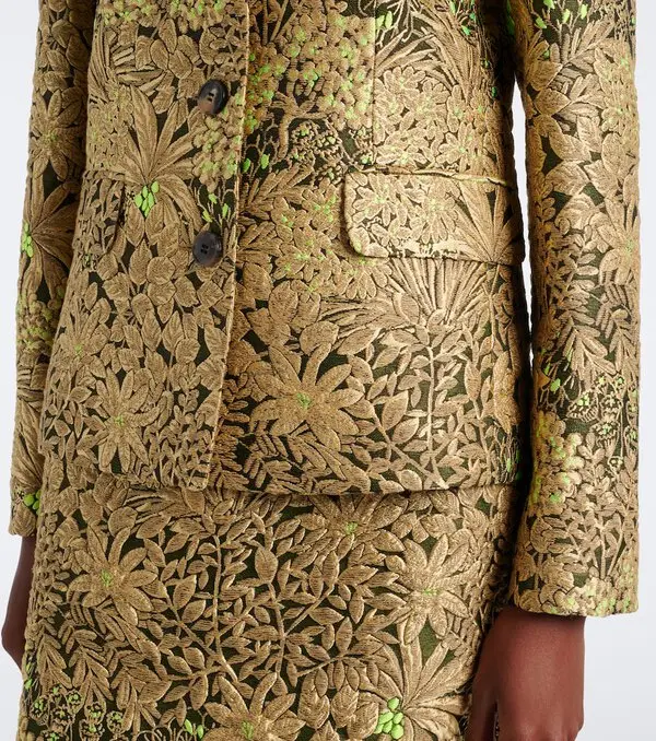 Dries Van Noten Floral Jacquard Jacket