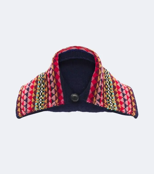Dries Van Noten Wool Collar - Multicoloured
