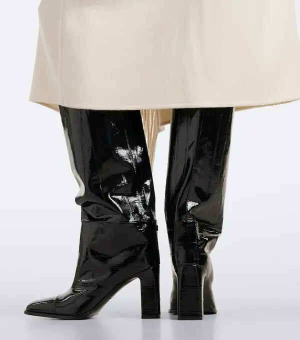 JIMMY CHOO Caly Leather Over-the-knee Boots