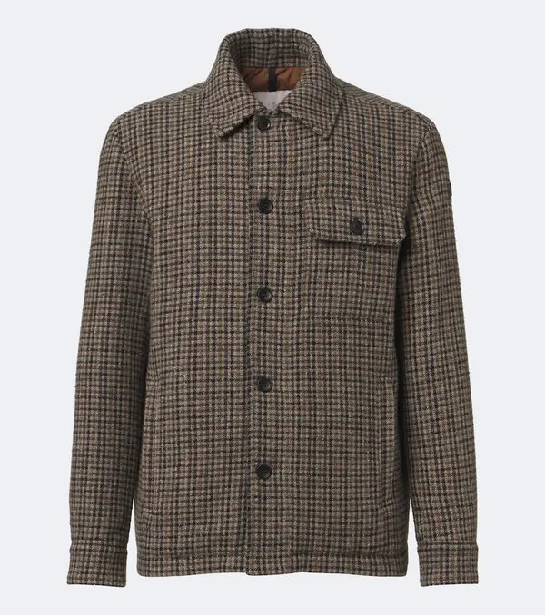 Moncler Wool-blend Tweed Field Jacket