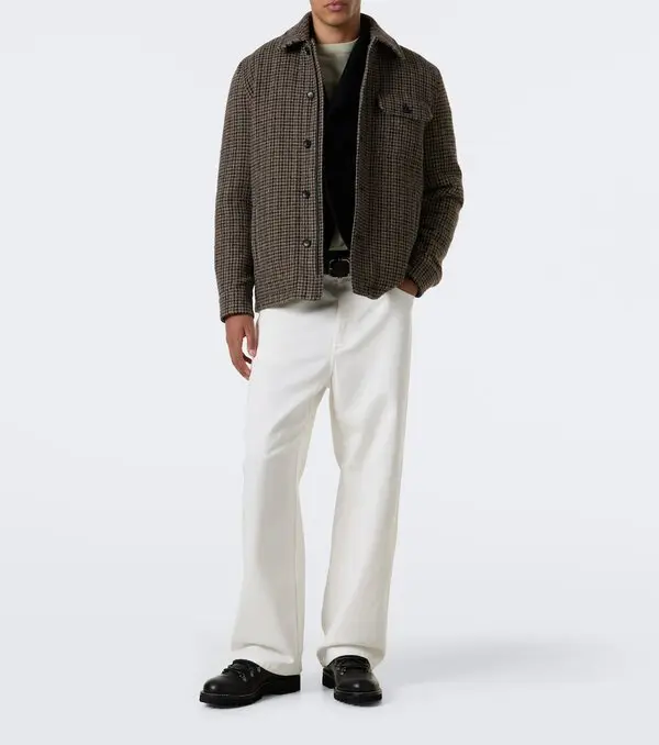 Moncler Wool-blend Tweed Field Jacket