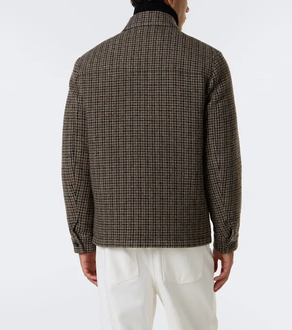 Moncler Wool-blend Tweed Field Jacket