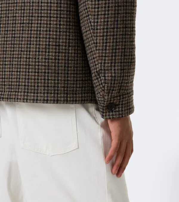 Moncler Wool-blend Tweed Field Jacket