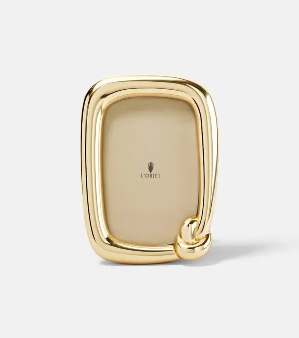 L'Objet X Jessica Mccormack Knot Small Picture Frame - Gold