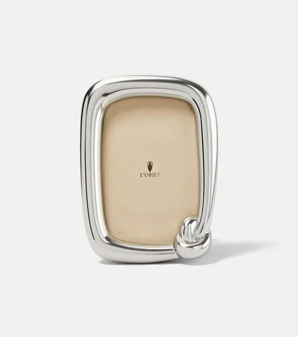 L'Objet X Jessica Mccormack Knot Small Picture Frame - Silver