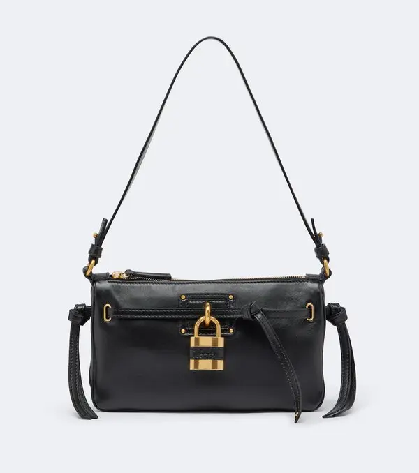 Chloé Paddington Sling Small Leather Shoulder Bag - Black