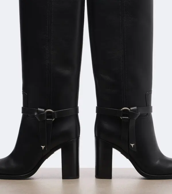 Fendi Leather Knee-high Boots