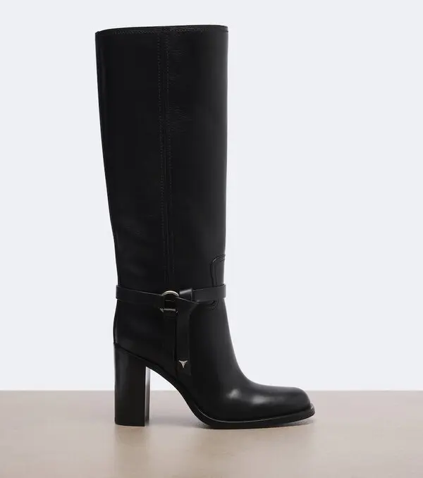 Fendi Leather Knee-high Boots