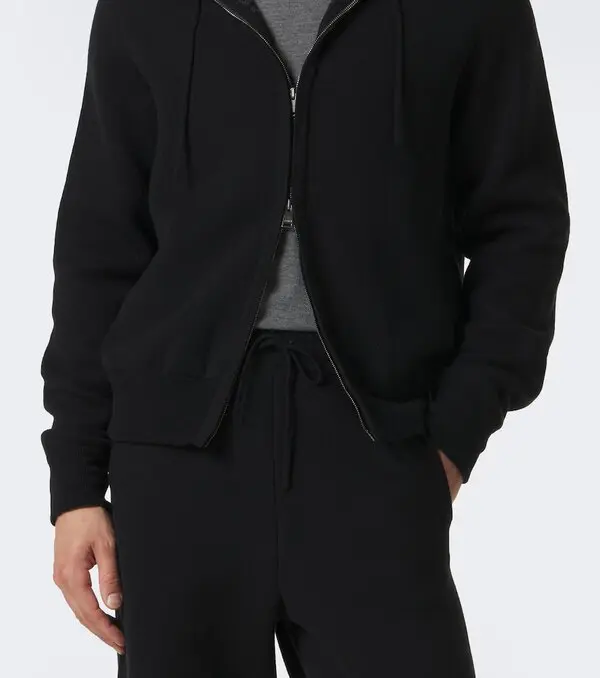 Fendi Cashmere-blend Zip-up Hoodie