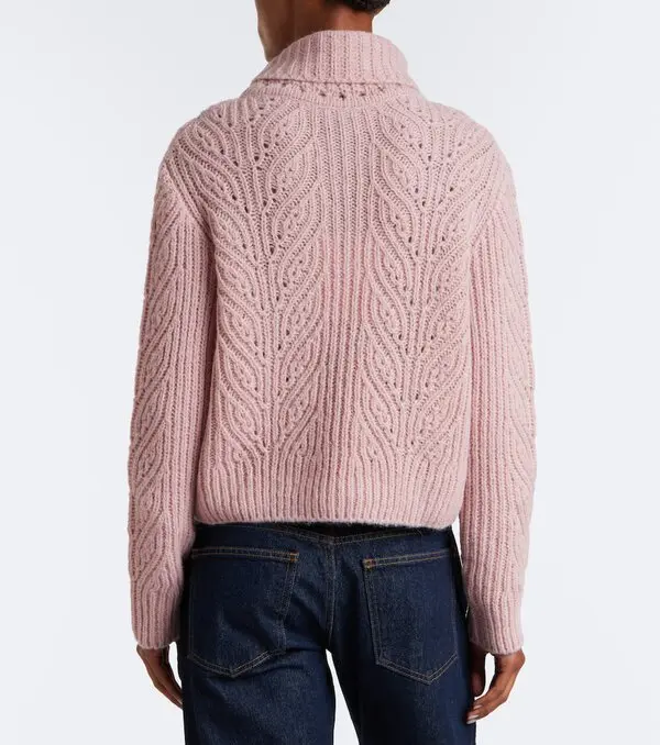 Moncler Wool, Alpaca, And Cashmere Turtleneck Sweater