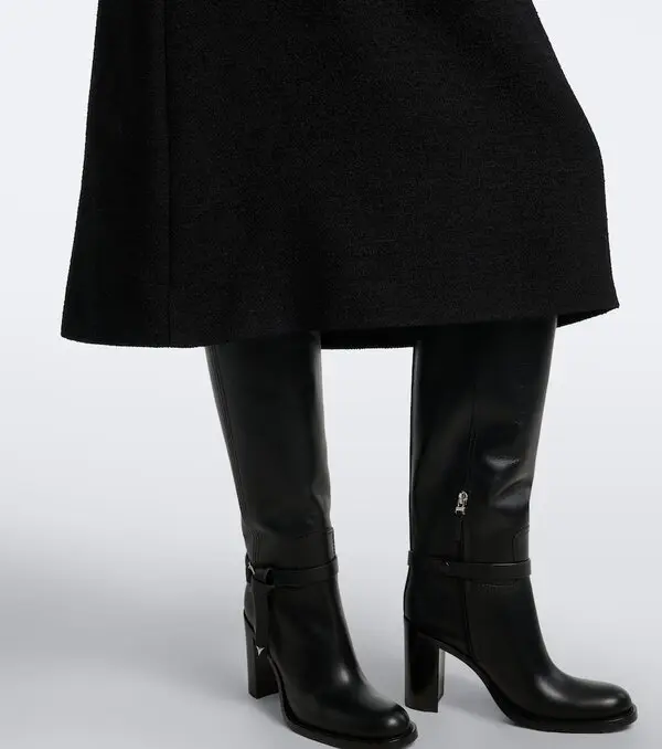 Fendi Wool-blend Bouclé Midi Skirt