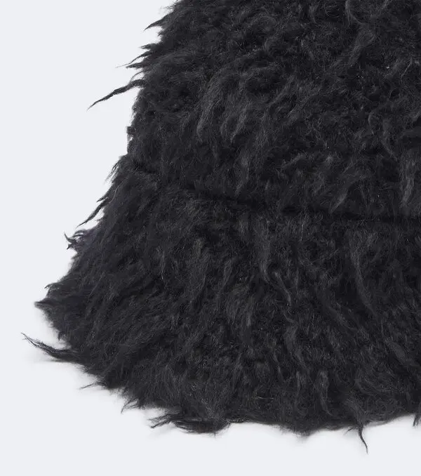 Fendi Wool-blend Hat - Black