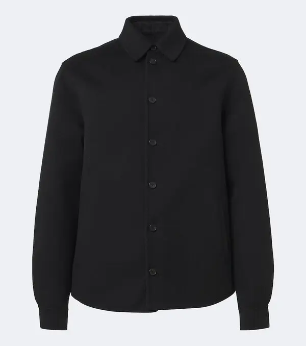Fendi Wool Overshirt - Black