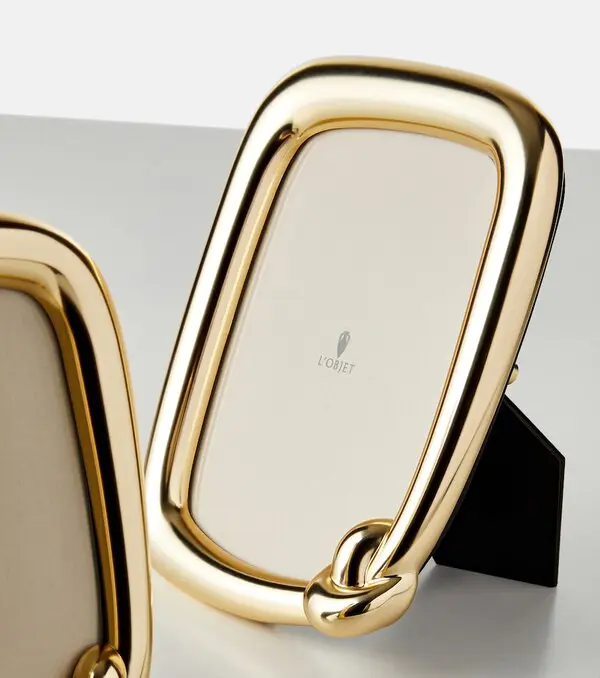 L'Objet X Jessica Mccormack Knot Medium Picture Frame - Gold