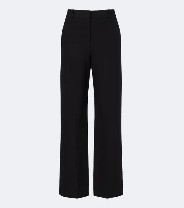 Fendi Silk And Cotton Wide-leg Pants