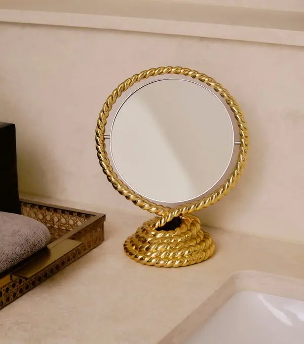 L'Objet X Jessica Mccormack Stainless Steel Vanity Mirror