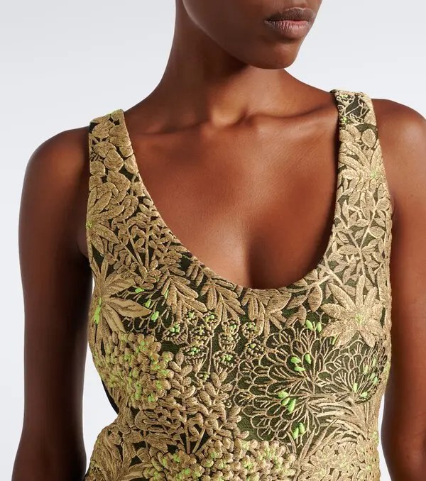 Dries Van Noten Floral Jacquard Top