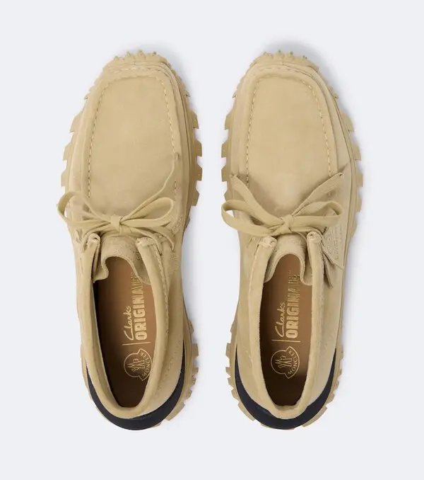 Moncler X Clarks Trailgrip Wallabee Gtx Suede Sneakers